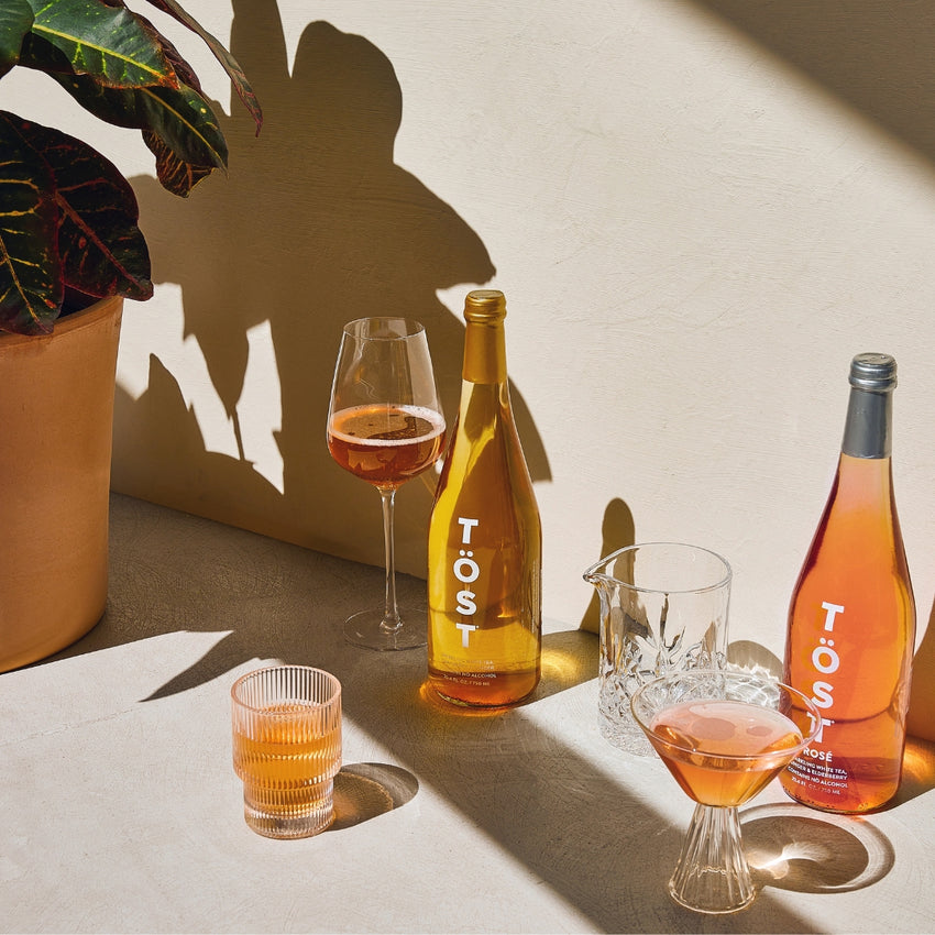 TÖST Original + Rosé 750ml Combo | Non-Alcoholic Sparkling Wine Set